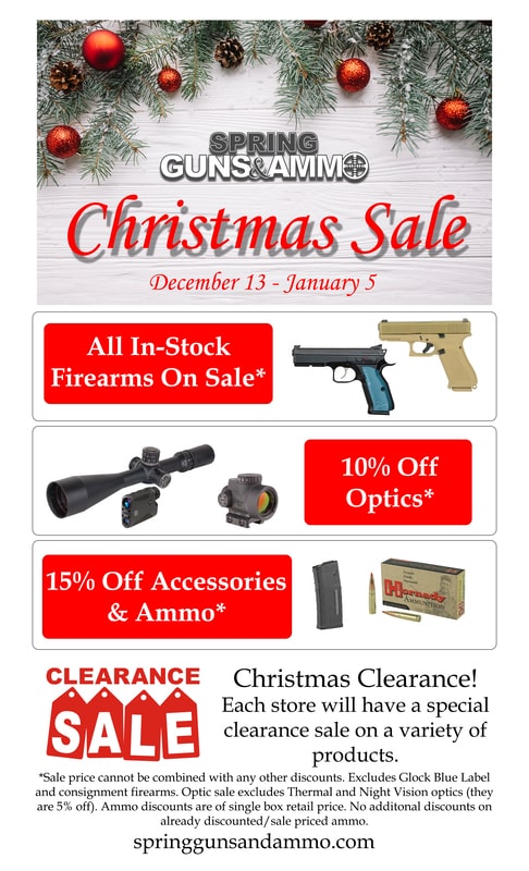 Promotions - Spring Guns & Ammo